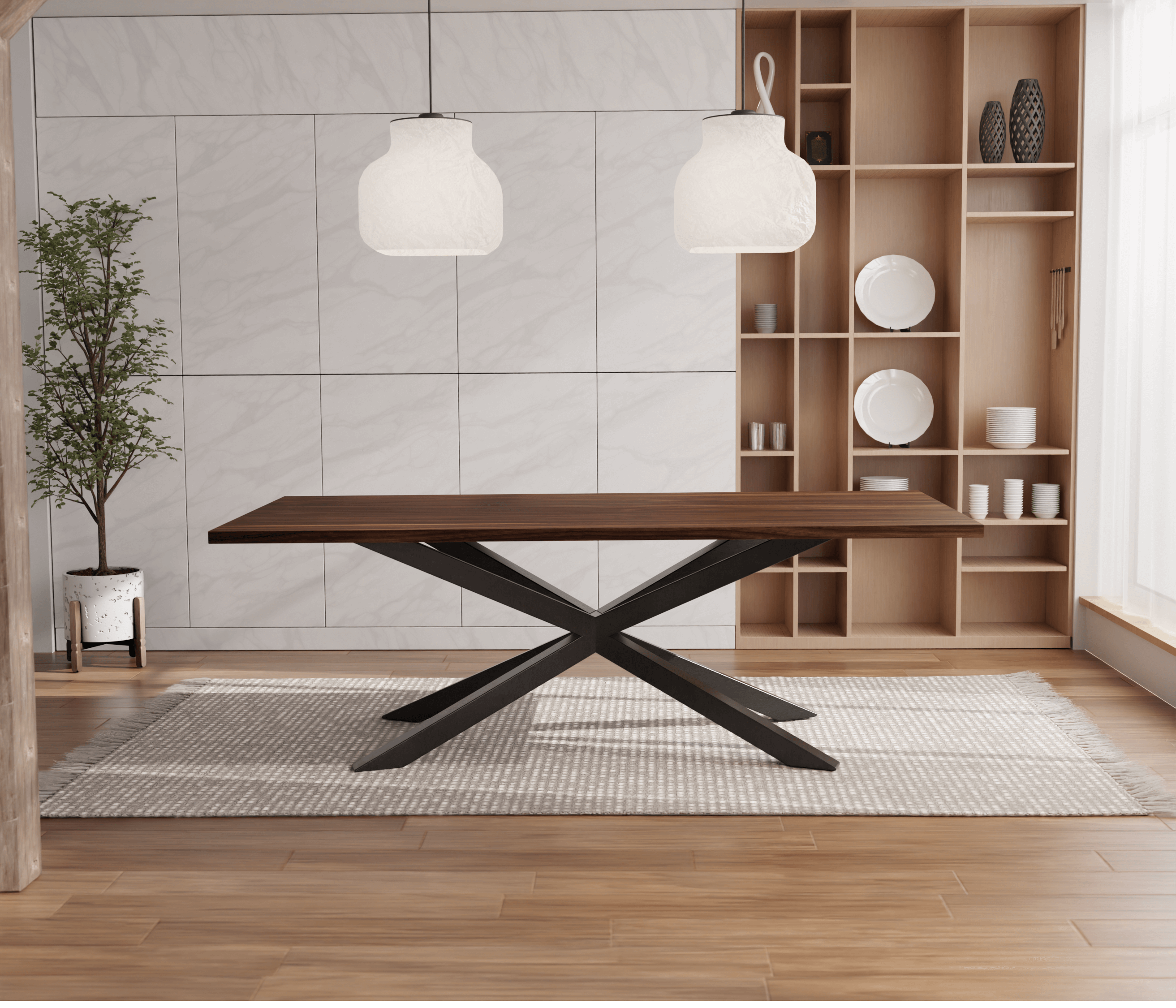 made dining room table