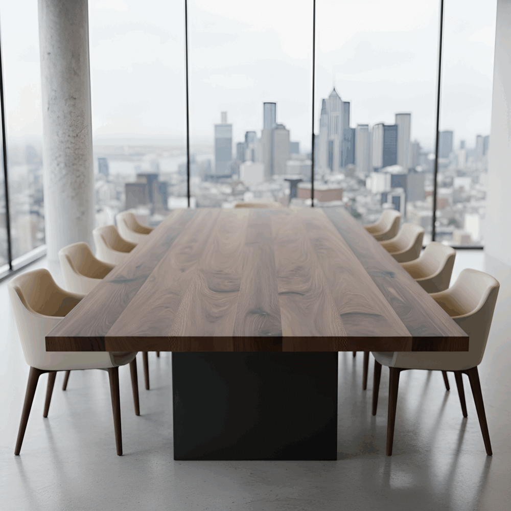 The Bennett Wood Conference Table | Executive Boardroom Power