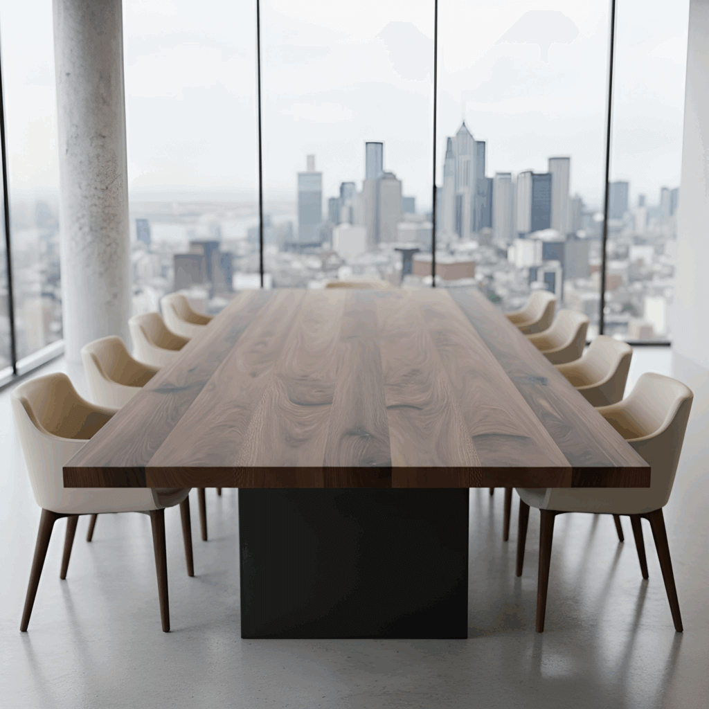 The Bennett Wood Conference Table | Executive Boardroom Power