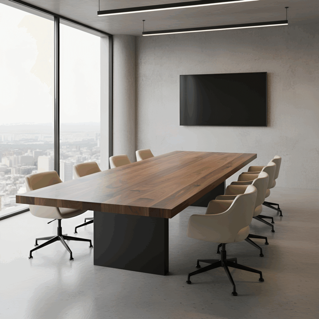 The Bennett Wood Conference Table | Executive Boardroom Power