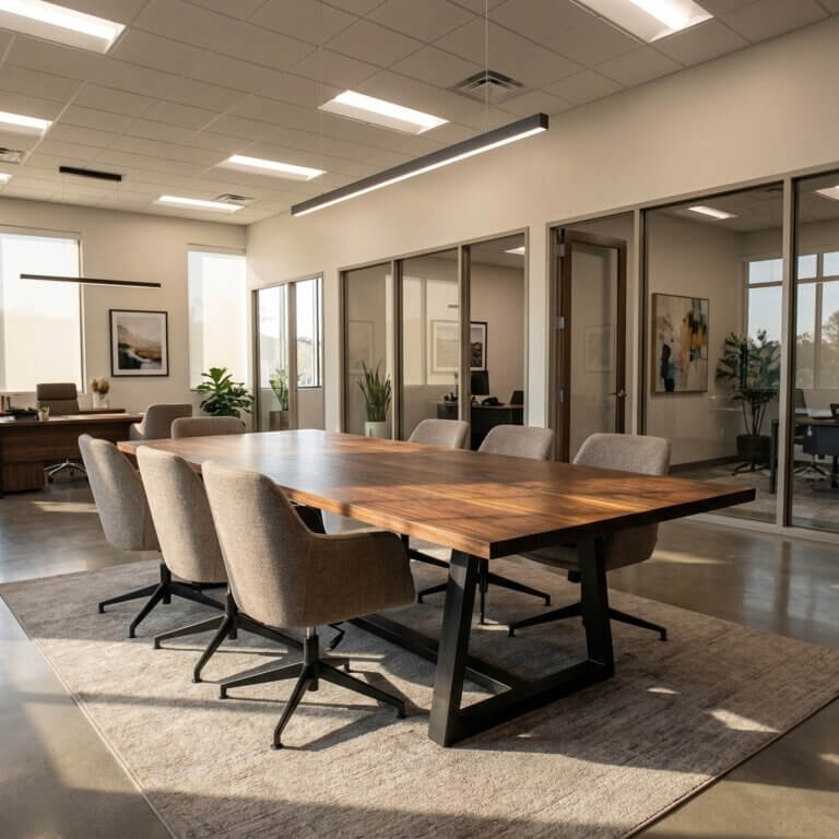 Cassian Conference Table for Modern Offices | Carbon & Cass